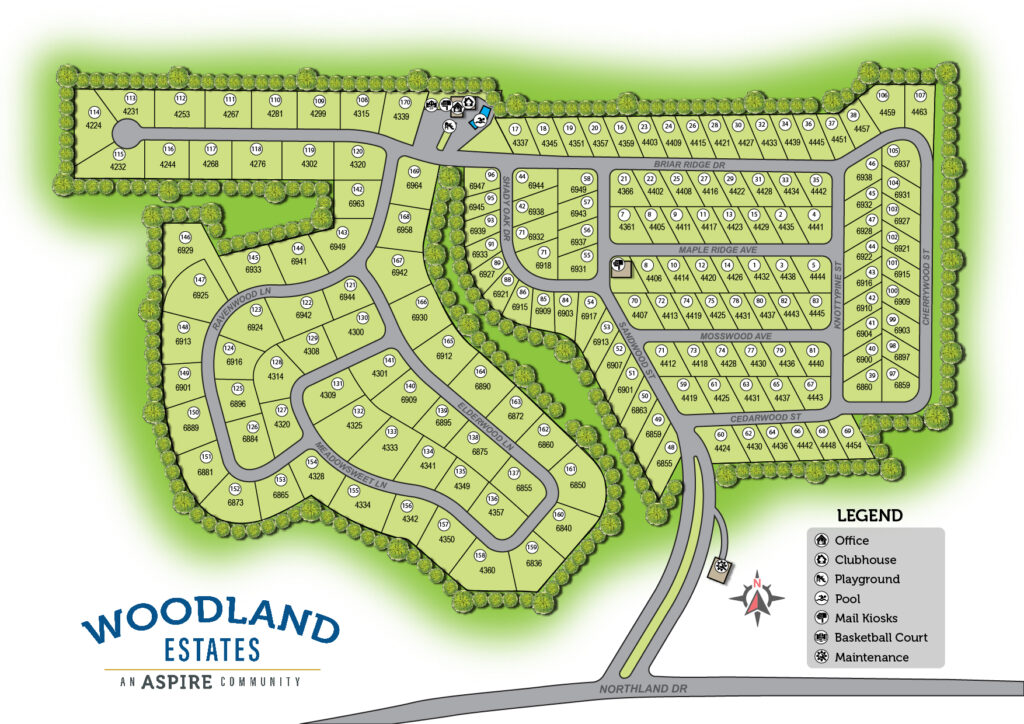 ASPIRE MAPS WOODLAND ESTATES 2023-01 | Aspire Communities